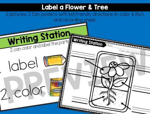 May Writing Center Activities for Kindergarten | TPT