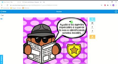 BOOM CARDS: Letras H X K Y W | Sonidos iniciales alfabeto | Distance ...