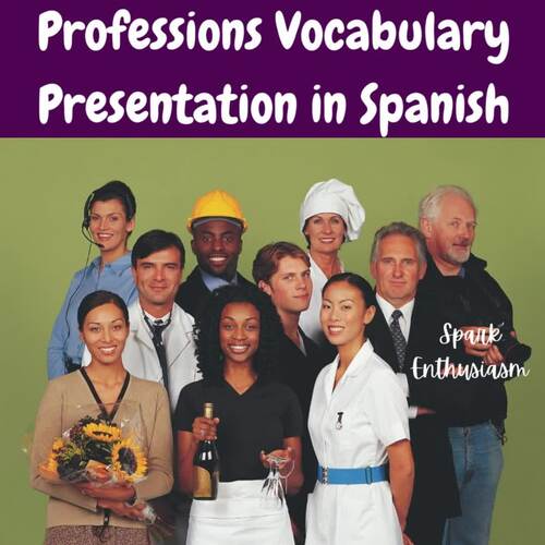 Professions (Las profesiones) Power Point in Spanish | TPT