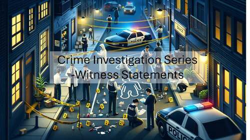 Crime Investigation Witness Statements | Crime Investigation Witness ...