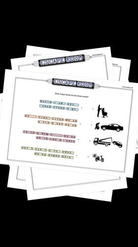 Intermediate (B1/B1+) - ESL Escape Room by ABC English Tree | TPT