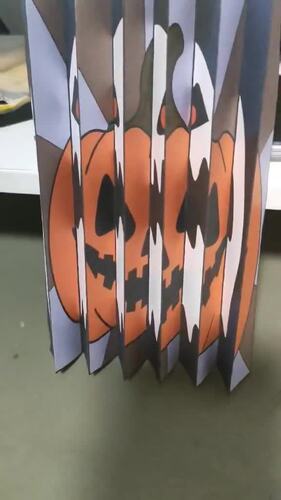Halloween Crafts Agamograph Art Ghost Pumpkin Jack O' lantern Activities