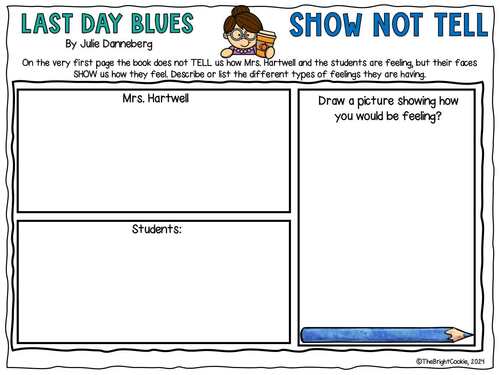 Last Day Blues Book Activities | End of Year Self Reflection Worksheets ...