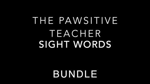 Sight Word Bundle | Dolch | High Frequency | Morning Work | Science of ...