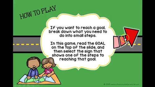 Digital Activity for Goal Setting, Grades K-1 by School Counselor World