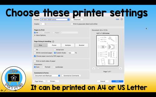 School Materials / Supplies Mini Book | Printable | 4 versions ...