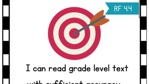 CCSS Learning Targets | Grade 4 I Can. . . ELA Statements | TPT