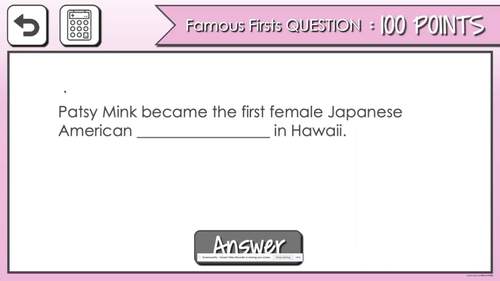 Women's History Month Jeopardy Style PowerPoint™ Game | TPT