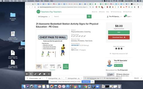 21 Awesome Basketball Station Activity Signs for Physical Education ...