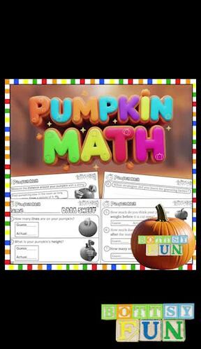 Real Pumpkin Math Measurement A Hands-On Collaborative Estimation Fall ...