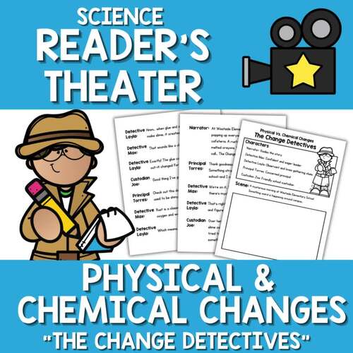Chemical Vs Physical Changes Readers Theater | No Prep Activity Science ...