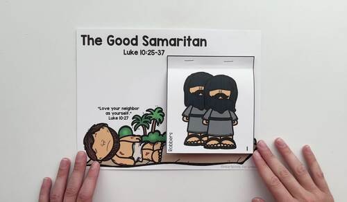 The Parable of the Good Samaritan Bible Craft, Sunday School Craft