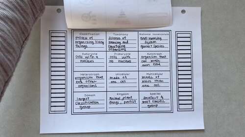 Cell Vocabulary Activity: Interactive Foldable and Reading! by Emma Scott