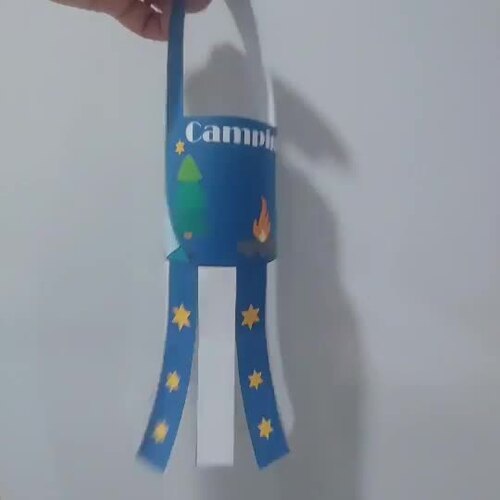 Camping Activities Summer /Camping Windsock Projec Coloring Pages Art ...