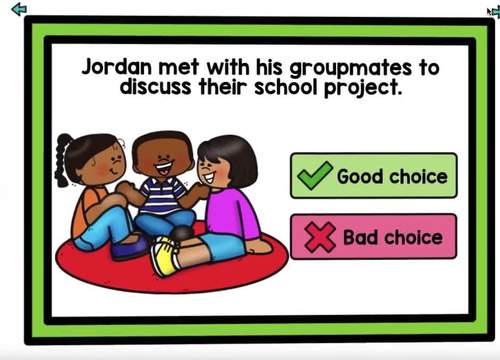 Social Behaviors 2: Good and Bad Choices - Boom™ Cards for Distance ...