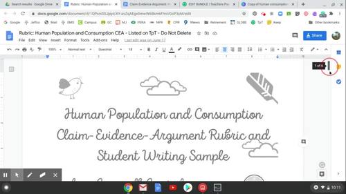Geology Claim Evidence and Argument Bundle NGSS Earth Science | TpT