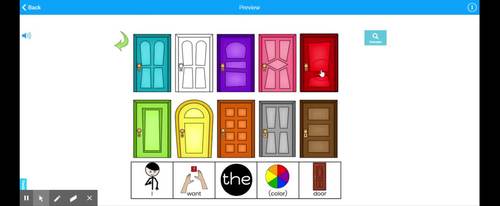 What's Behind the Door? Fall Objects Boom Cards Deck by Seldom Speechless