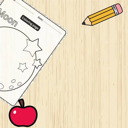 Layers of the Moon Labeling Diagram Worksheet,Wordsearch,Coloring ...