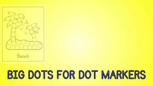 Summer Dot Marker Printable Worksheets, Bingo Dauber Coloring Pages ...