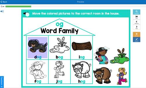 Og Word Family Boom Cards™ by Freckled in Kinder | TPT
