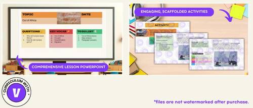 Y7 Deep Time History Lesson 3: Out of Africa - Australian Curriculum 9.0