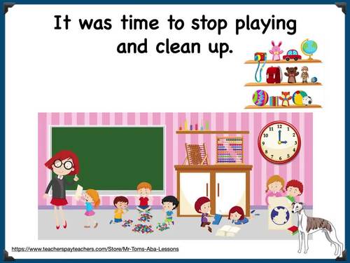 Learning to Clean Up: Social Skills Behavior Story & Games - SEL