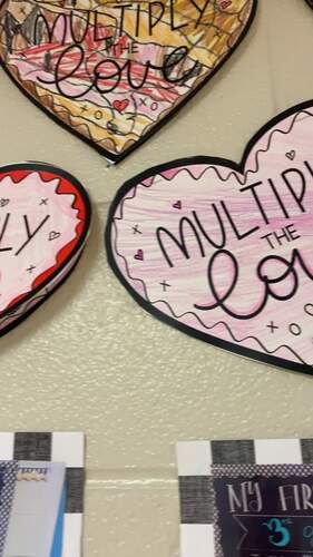 Valentine's Day Math Activity - "Multiply The Love" by Clairely Crafty
