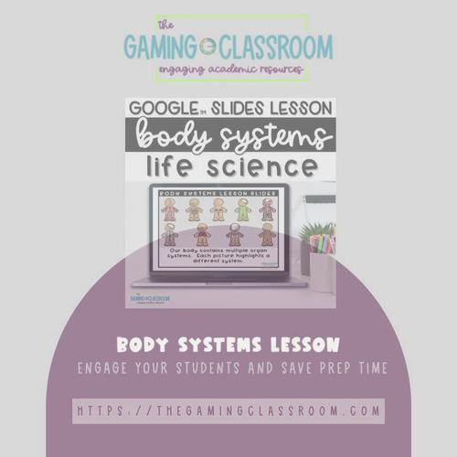 The Different Body Systems Lesson by Amanda Bowen - The Sci Ed Teacher