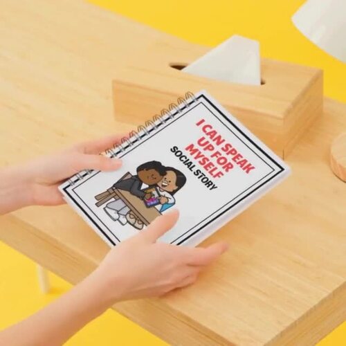 Staying On Task Social Story W/ Poster Self Reflection Sheet SEL Autism ...