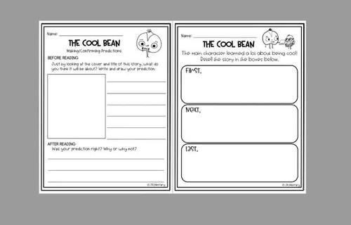 The Cool Bean Book Companion Activities | SEL Read Aloud | No Prep