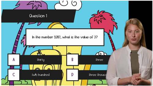 Mixed math questions self correcting PowerPoint game grades 3-4 | TPT