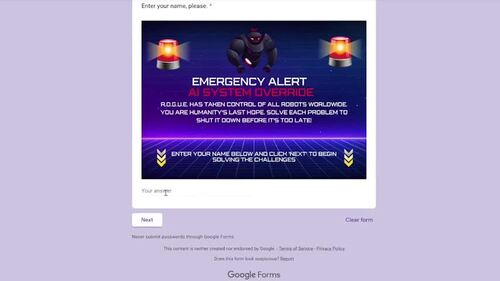 GCF and LCM Digital Math Escape Room Engaging Google Forms No-Prep Activity