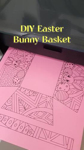Easter Bunny Paper Baskets – DIY Craft Kit for Party Favors & Classroom ...
