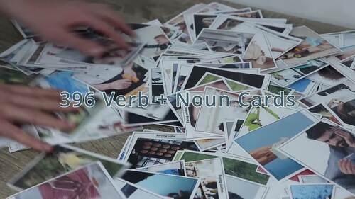 VB-MAPP Two Component Action Verbs and Nouns Cards with Real Photos ...
