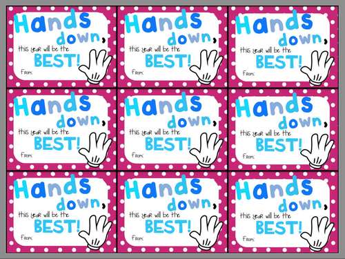 Cute Hand Sanitizer Beginning of Year Gift Tag by Highs and Lows of a ...