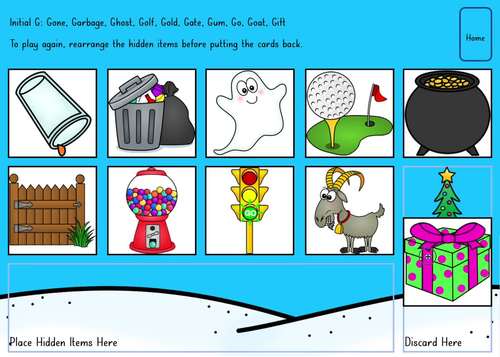 Digital Christmas Articulation Game - Find The Hidden Elf | TPT