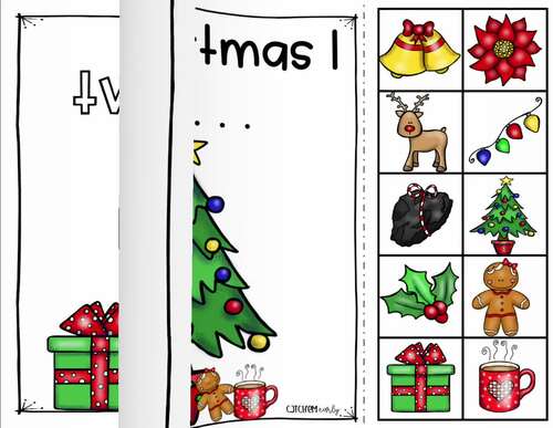 Interactive Adaptive Book/At Christmas I See/Pre-Kindergarten Special ...