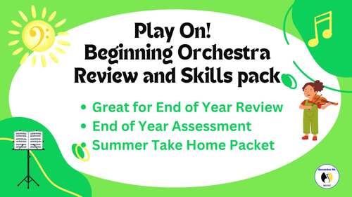 Summer Packet and End of Year Review for Beginning Violin Orchestra ...