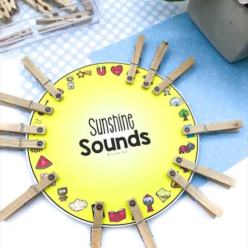 Sun Beginning Sounds Activity - Weather Alphabet Center Initial Sounds ...