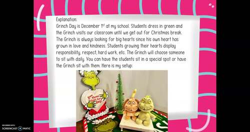 Grinch on the Bench - Classroom Management System for Christmas by Abbey Hughes