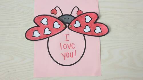 Valentines Day Love Bug Craft | February Writing Activity | Kindergarten