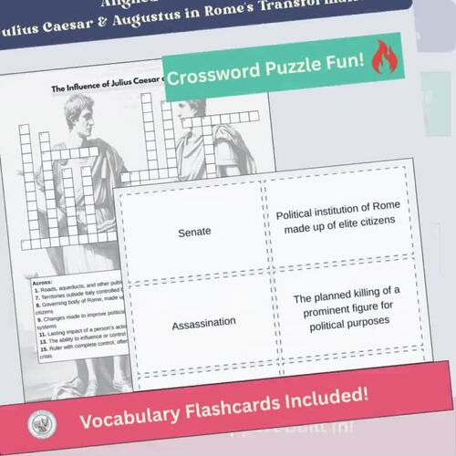 HSS 6.7.4 Puzzle Pack — From Republic to Empire: Caesar, Augustus & Rome