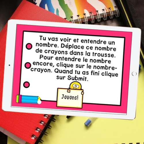 Compte jusqu'à 10 | La trousse | Cartes Boom avec audio | TPT