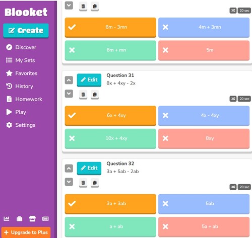 #Blooket // Simplify - level START, test FREE by Liudmyla Hladka