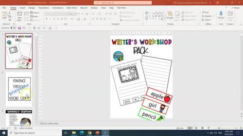First Grade Writing Prompts and Worksheets for Writer's Workshop