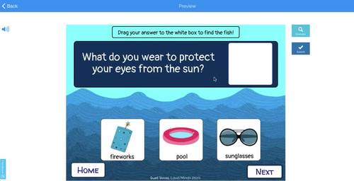 Summer Object Function | Boom Cards™ | Distance Learning | TPT