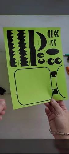 Projet d'art - Frankenstein – Style Picasso (French Halloween Art)