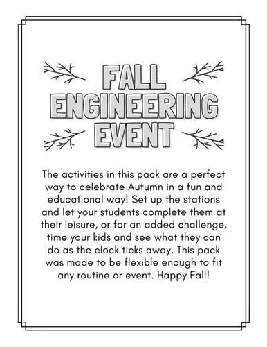 Fall Engineering STEAM Activities by Letter Learning Videos | TPT