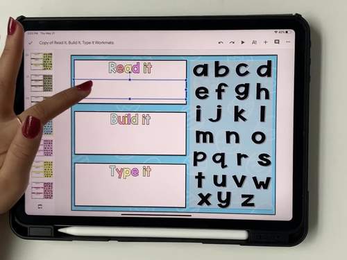 Sight Words Cards Plus Read it, Build It, Write It MATS For Each Month