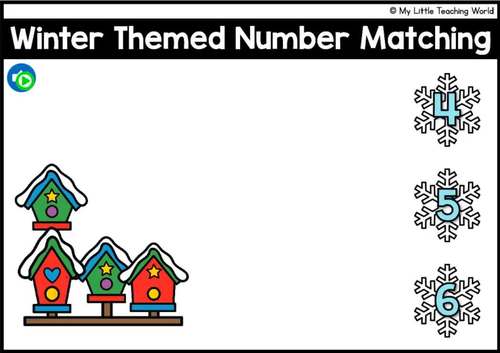 Kindergarten Winter Math Boom Cards Bundle | Distance Learning | TPT